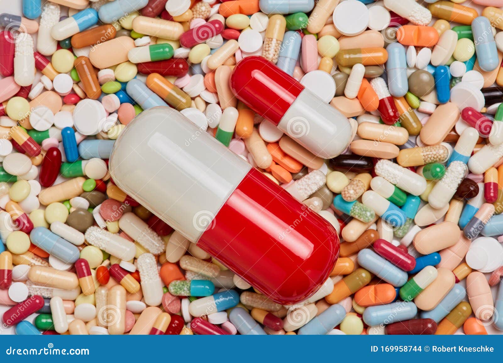 Compare Medications of Different Sizes Stock Photo - Image of drugs ...