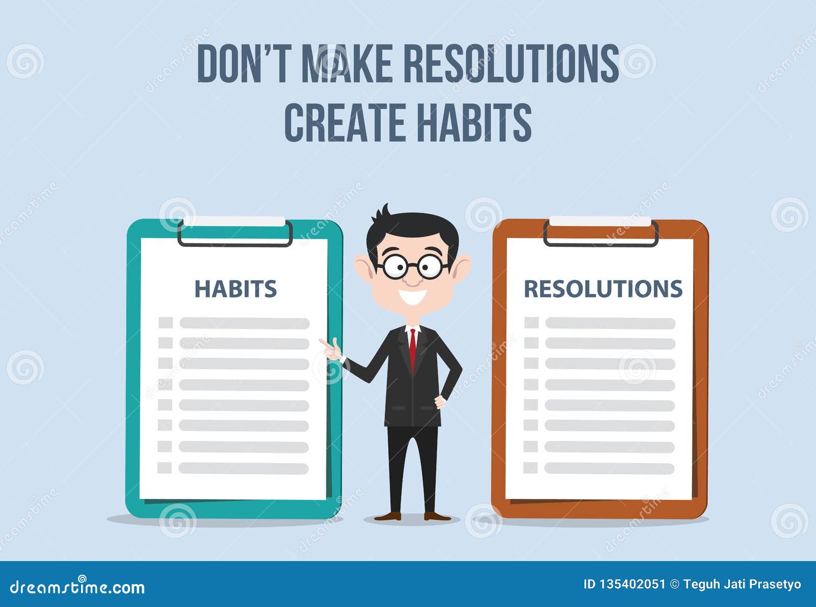 Good Resolutions Stock Illustrations – 394 Good Resolutions Stock ...