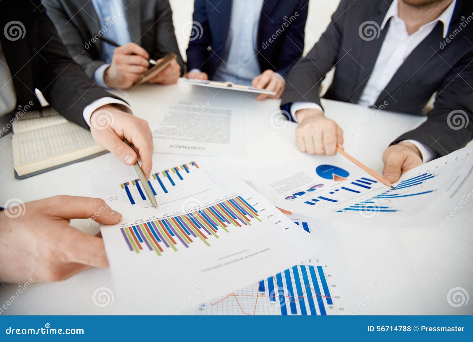 Comparing charts stock photo. Image of chart, businessman - 56714788