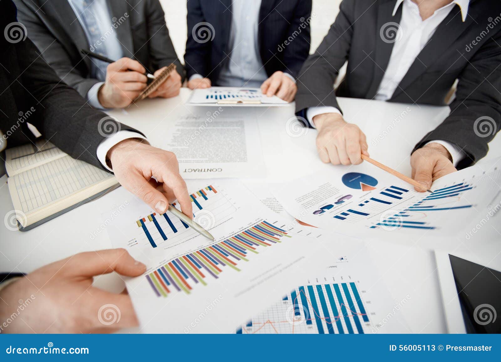 Comparing data stock image. Image of hand, corporate - 56005113