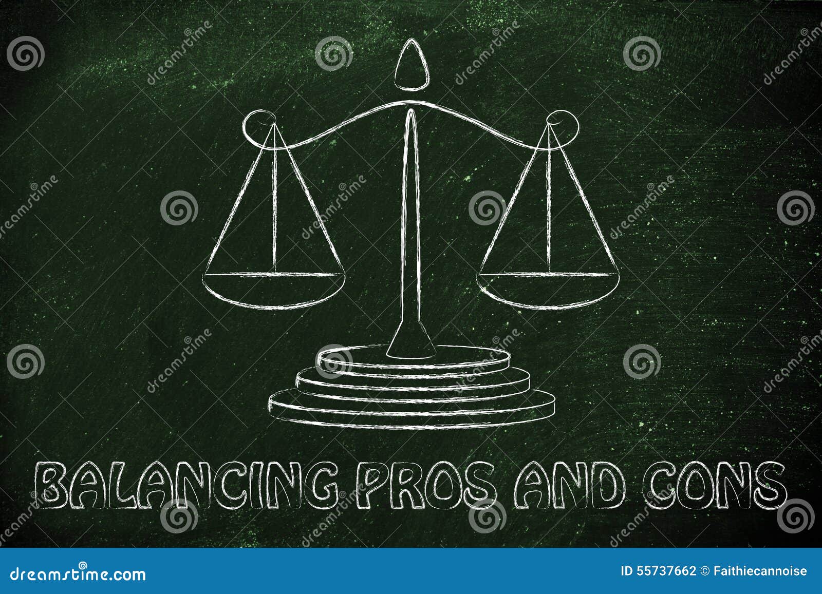 Comparing Pros and Cons: Old School Balance Stock Photo - Image of ...