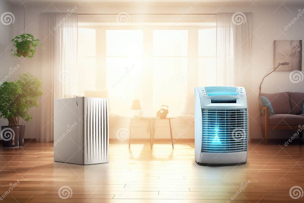 Comparing Traditional and Smart Air Conditioner Units Stock Photo ...