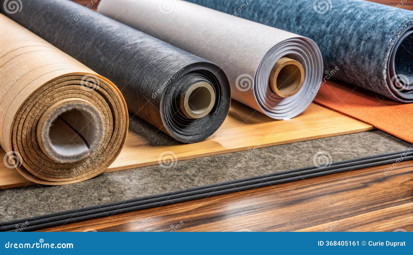 Bitumen Roofing Felt Roll On Flat Roof During Construction ...