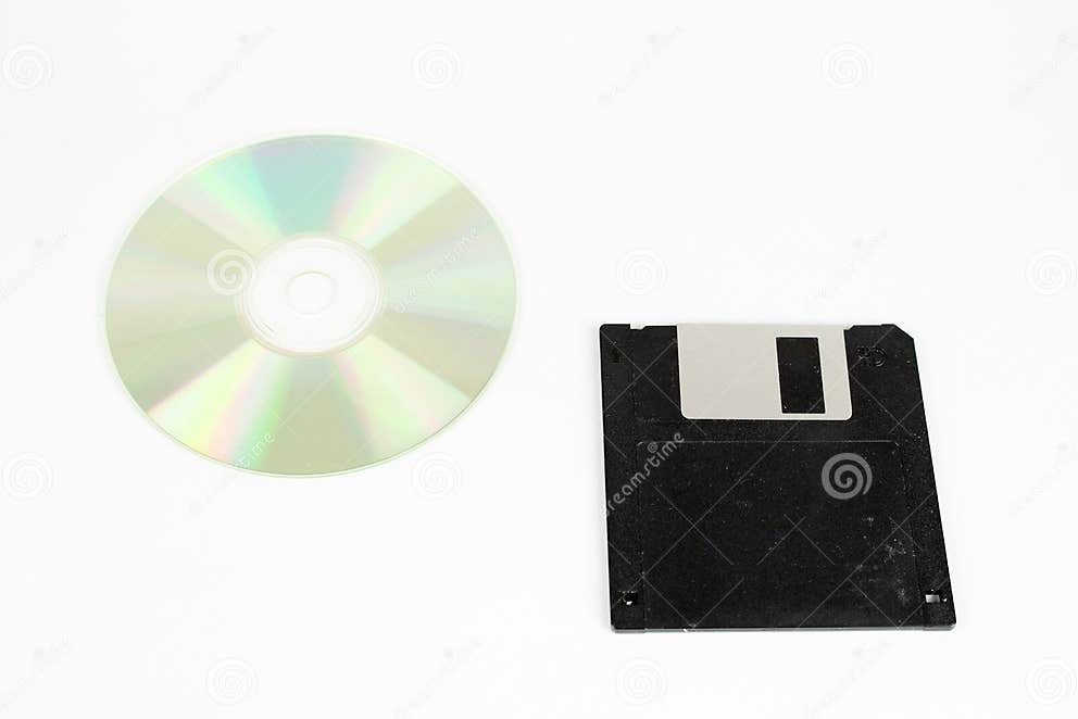 Comparison of Cd Rom and Floppy Drives Stock Image - Image of ...