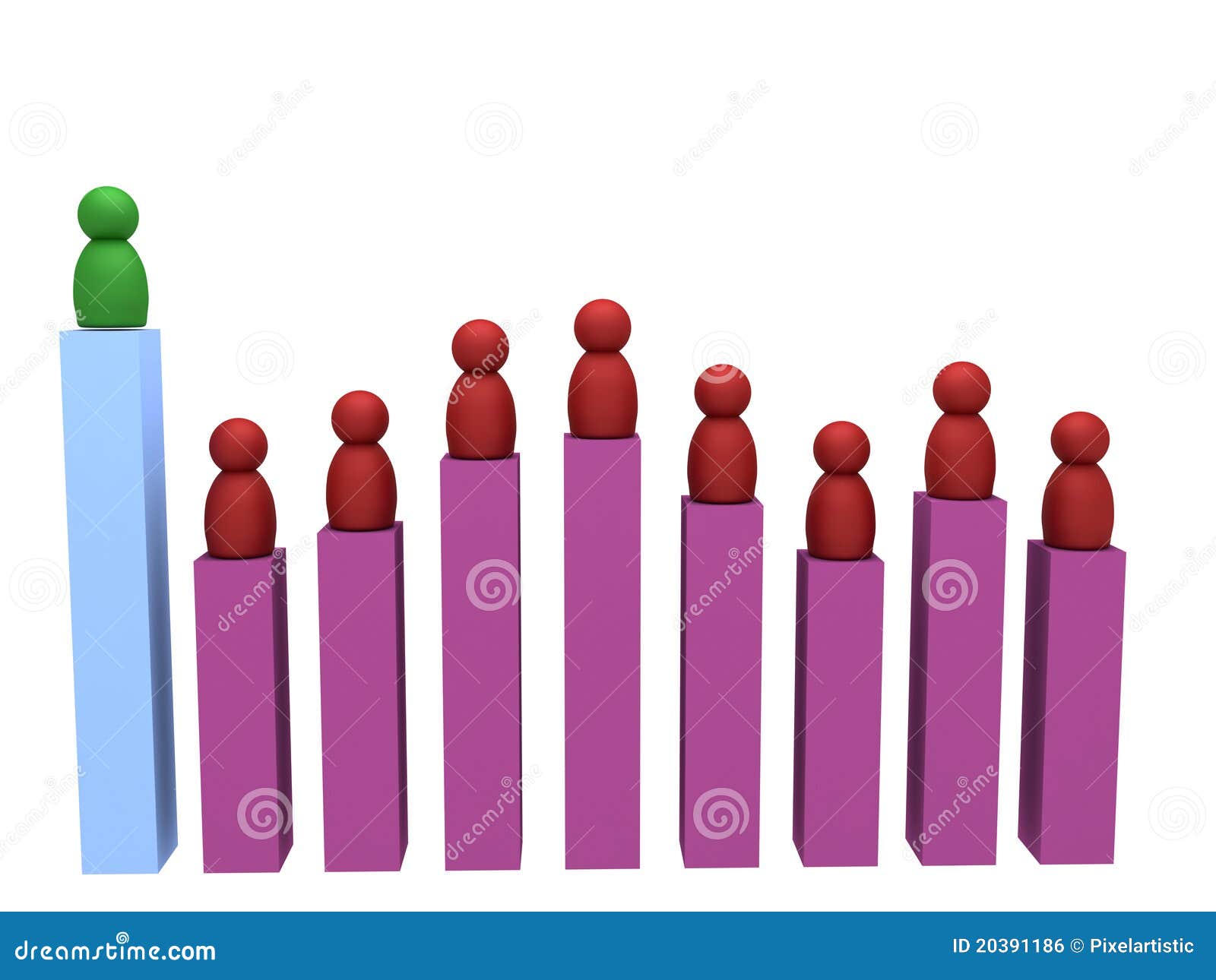 Comparison chart stock illustration. Illustration of line - 20391186