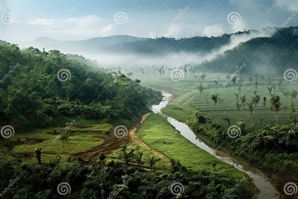 Before and after Comparison of Deforested and Reforested Land Stock ...