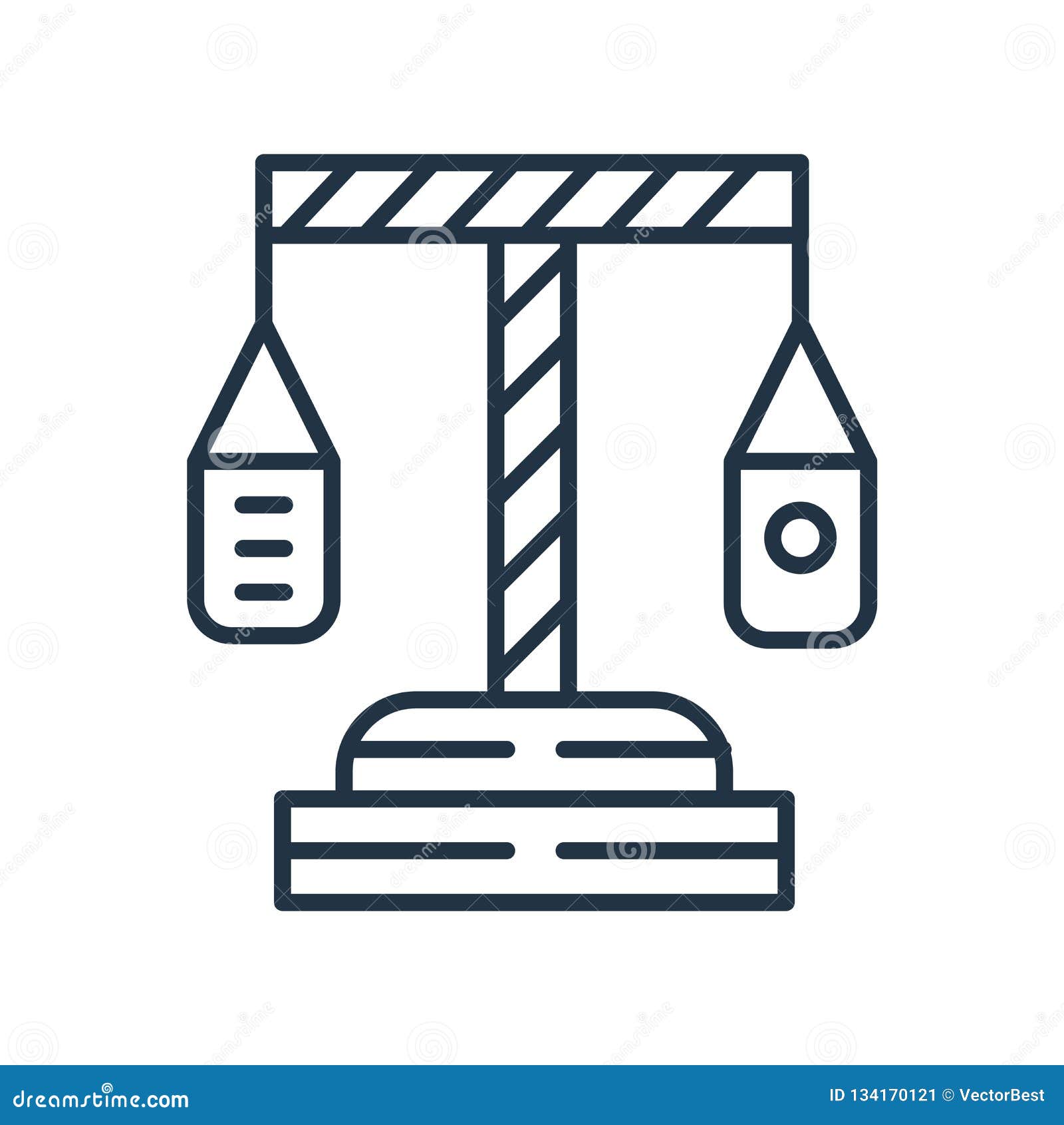 Comparison Icon Vector Isolated on White Background, Comparison Sign ...