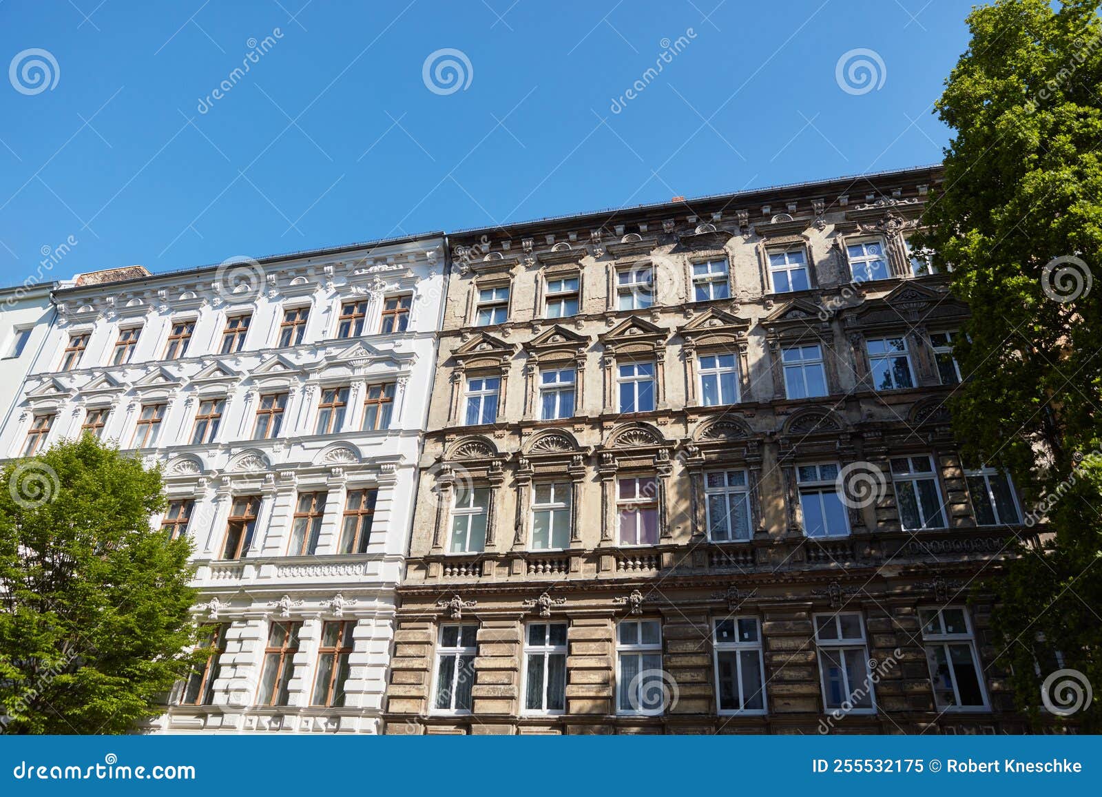 Comparison of Old Building Facade before and after Renovation Stock ...
