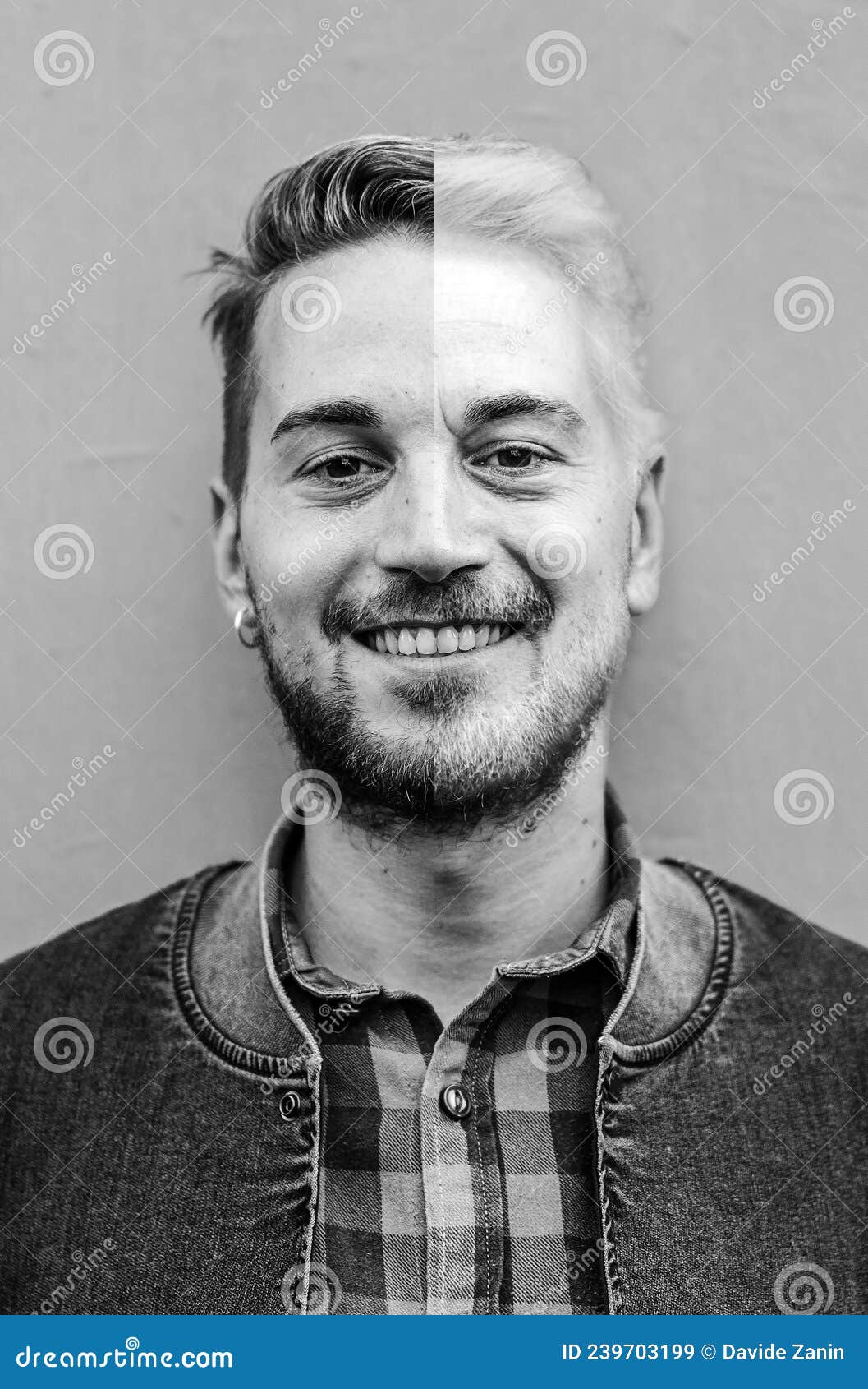 Comparison Portrait of the Same Man Young and Old - Comparison between ...