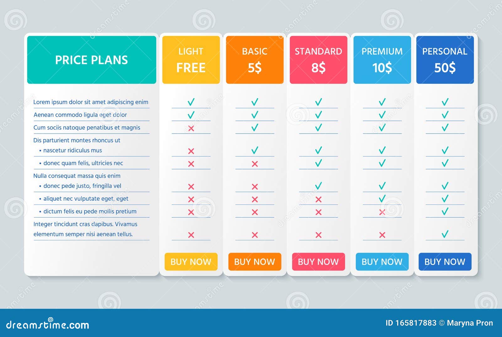Price Table Vector Stock Illustrations – 5,438 Price Table Vector Stock ...