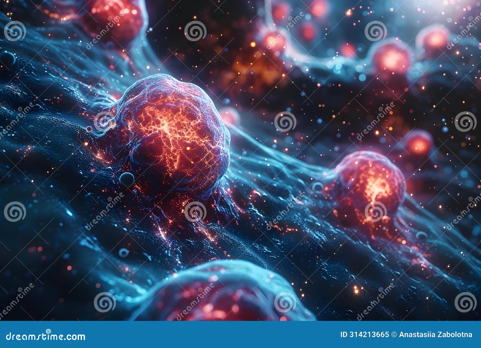 Concept T Cells, Cancer Comparison Between T Cells And Cancer Cells In Immune Response And ...