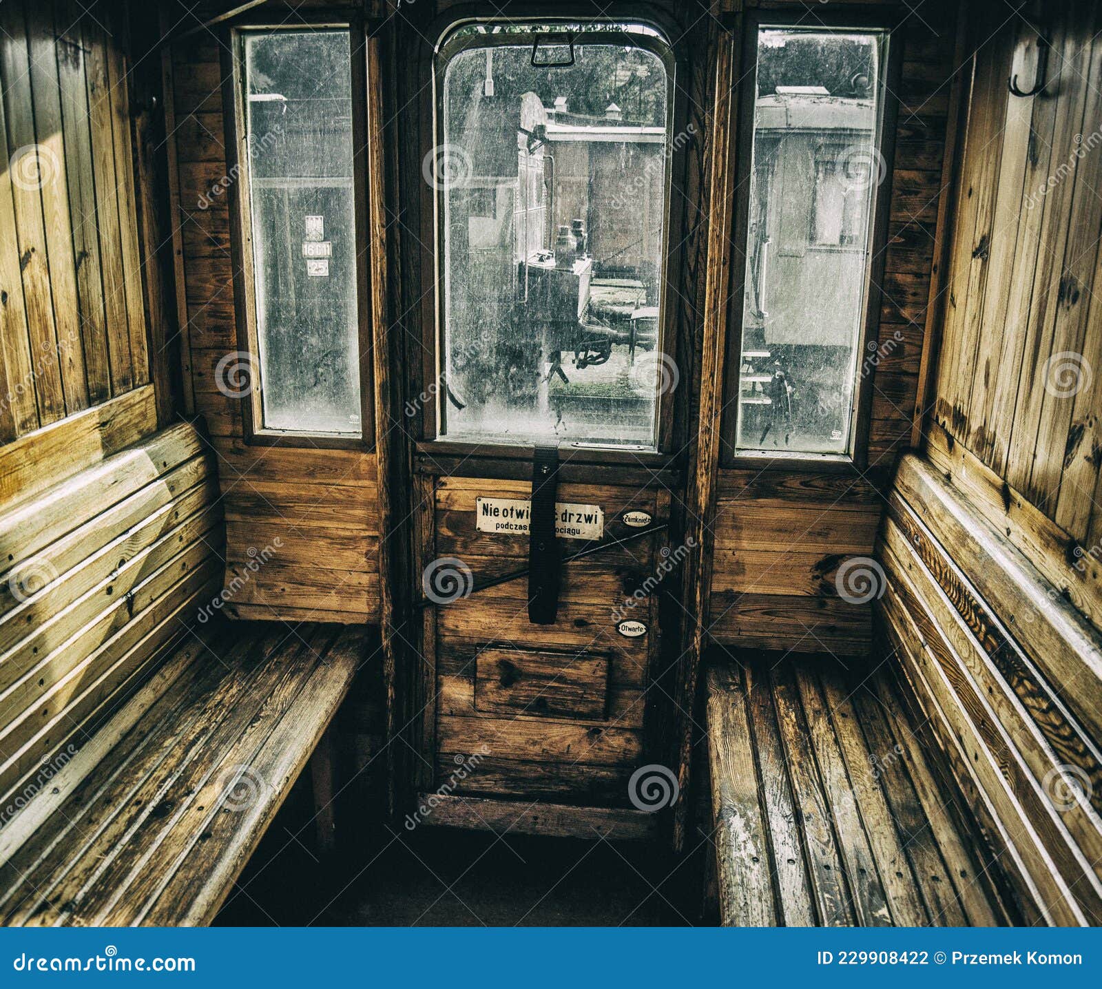 Compartment on the Train, Inside Old Train Stock Photo - Image of ...