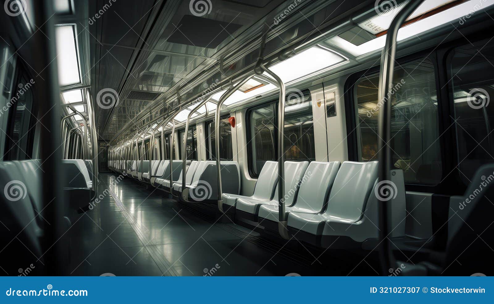 Compartments Van Interior Stock Illustration | CartoonDealer.com #314740522