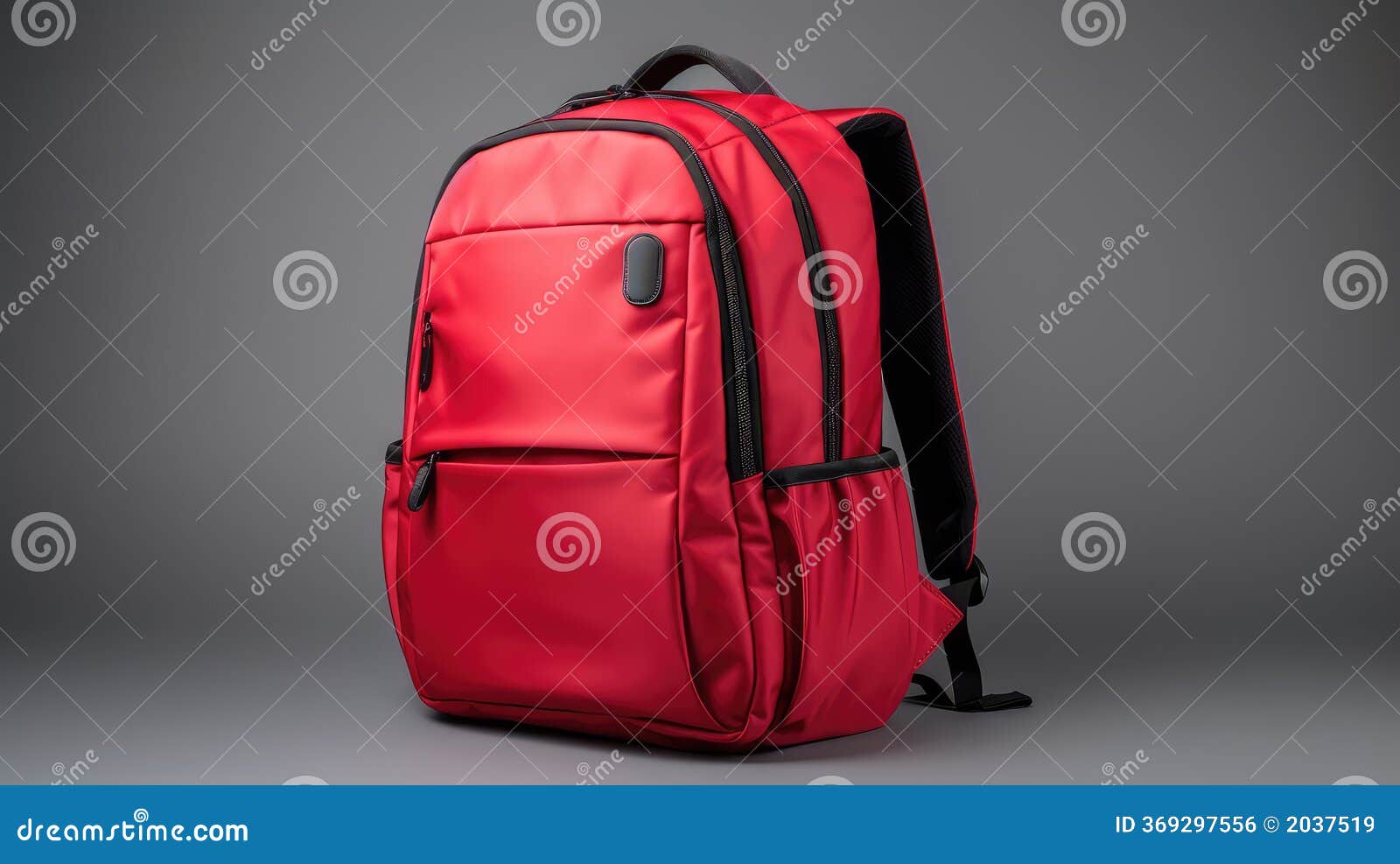 Compartments Red Bag Stock Illustration | CartoonDealer.com #369297556