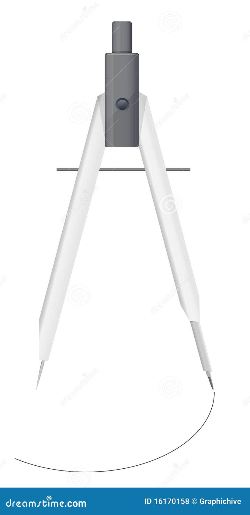 Compas stock vector. Illustration of drawing, technical - 16170158