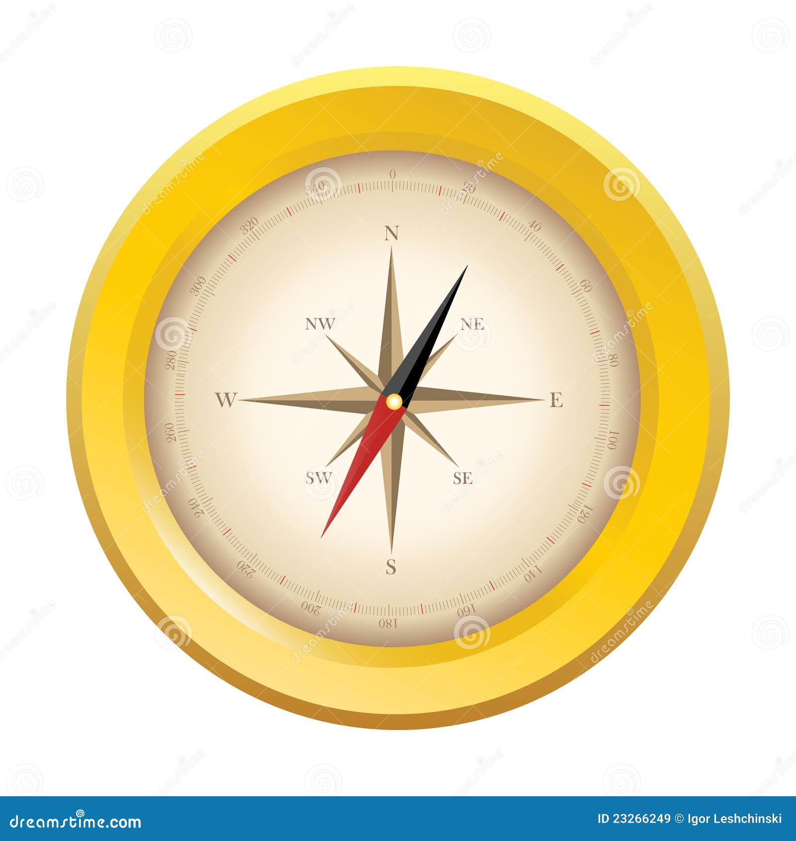 Compas illustration de vecteur. Illustration du occidental - 23266249