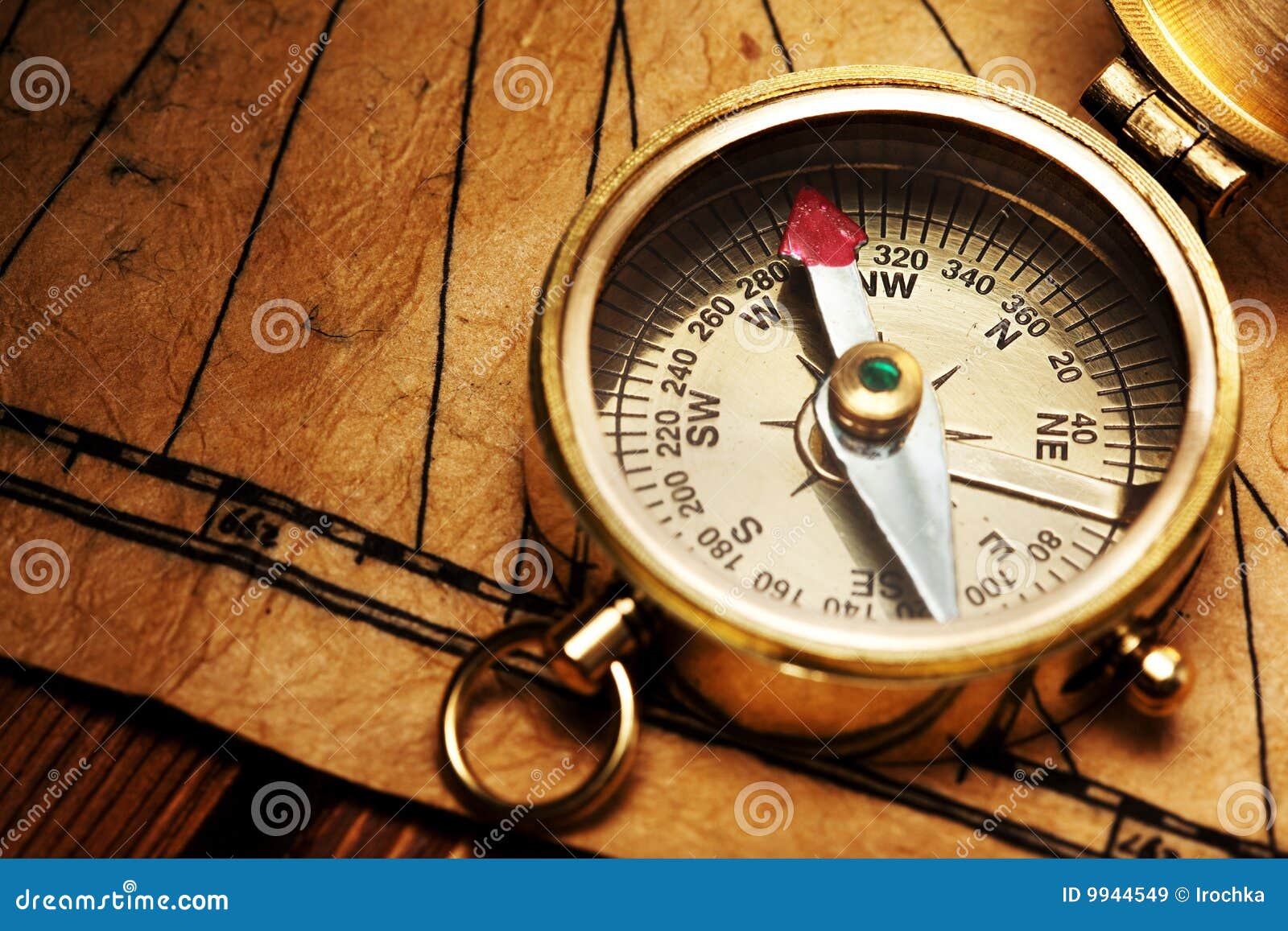 Compas image stock. Image du explorez, découverte, recherche - 9944549