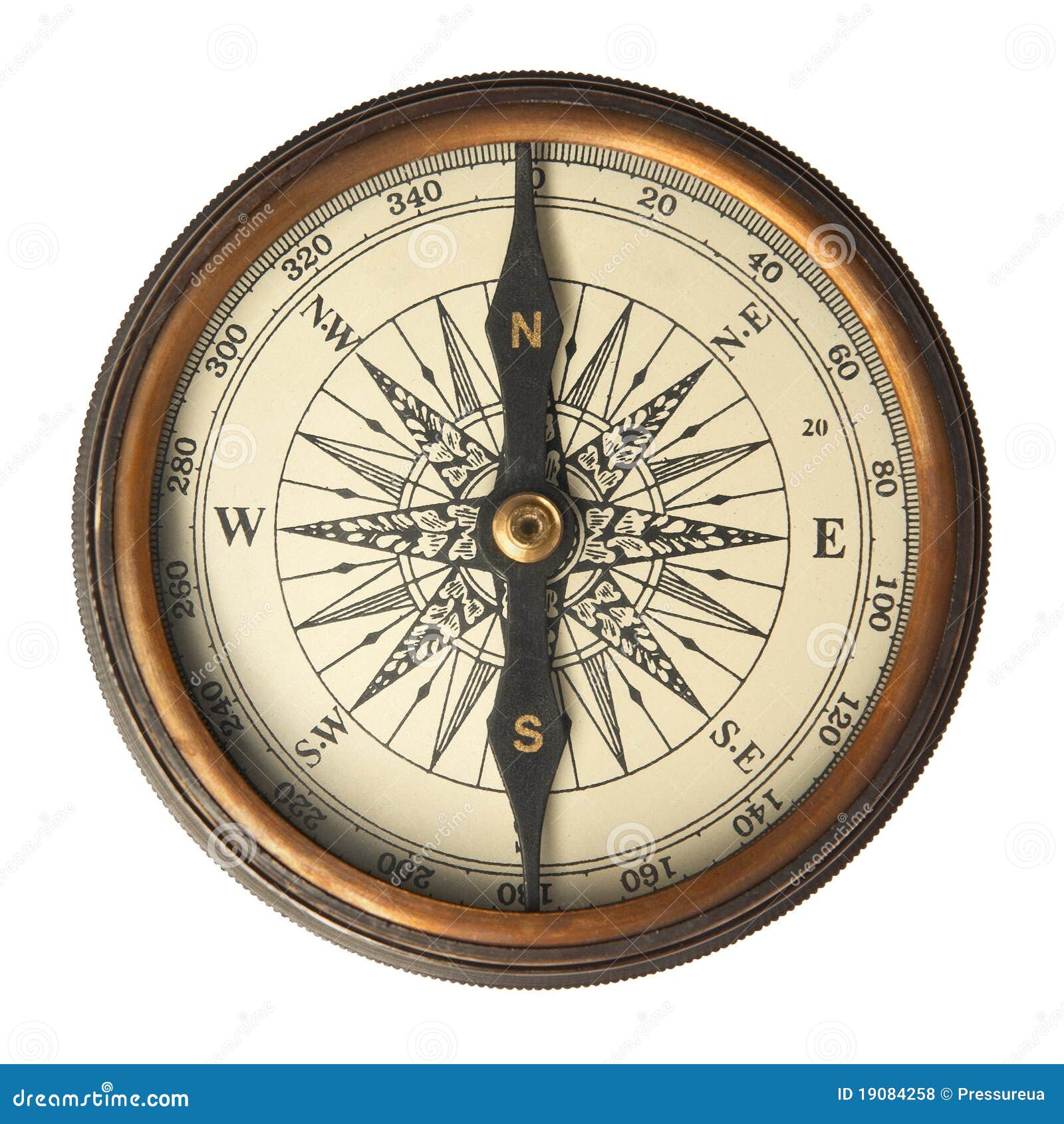 Compas antique photo stock. Image du matériel, objet - 19084258