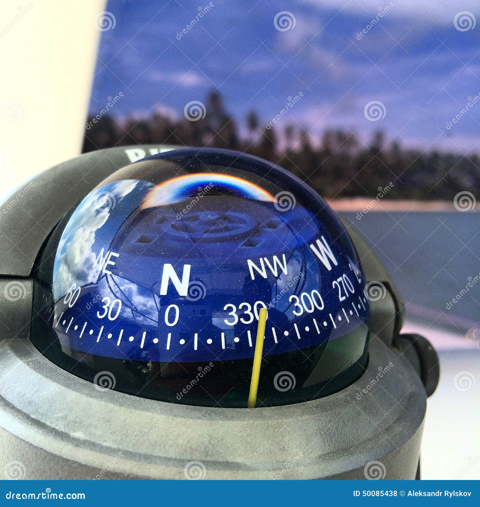 Compass And Map North America Royalty-Free Stock Image | CartoonDealer ...