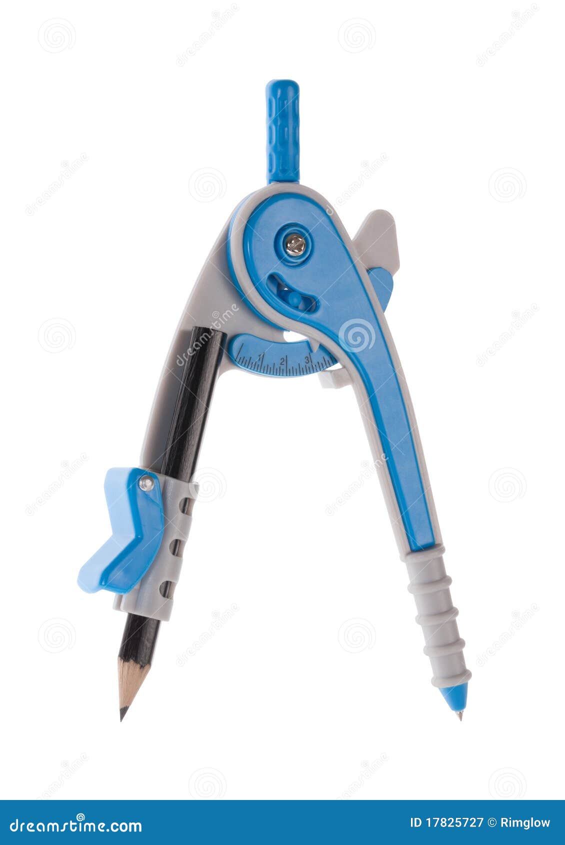 Compas de crayon d'école image stock. Image du géométrie - 17825727