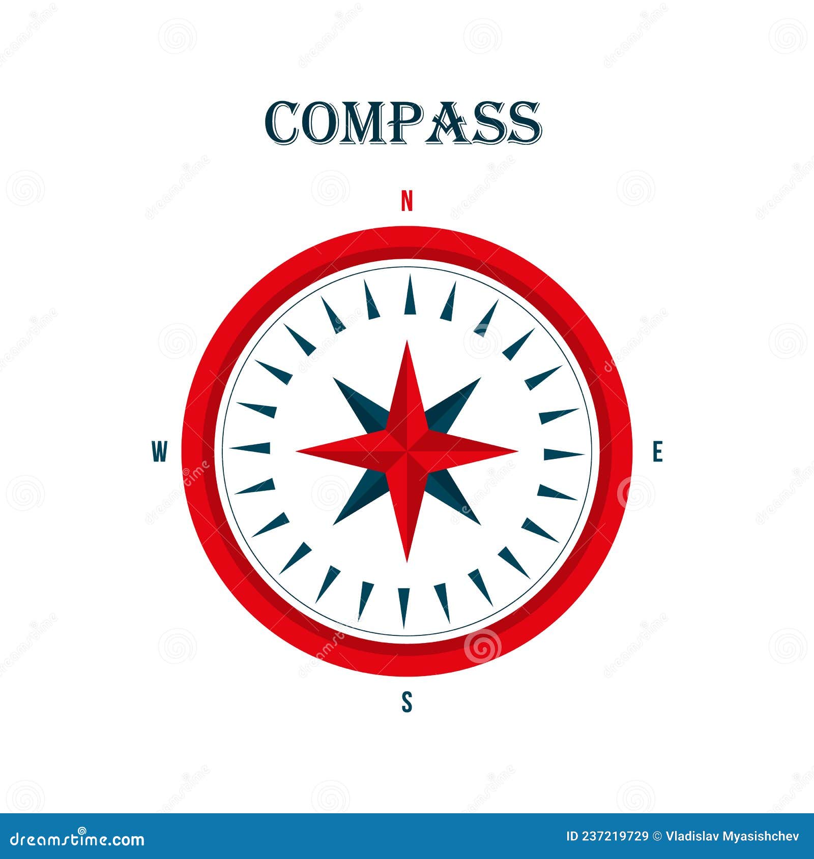 Compas Icon Isolated On White Background. Compas Icon Image, Compas ...