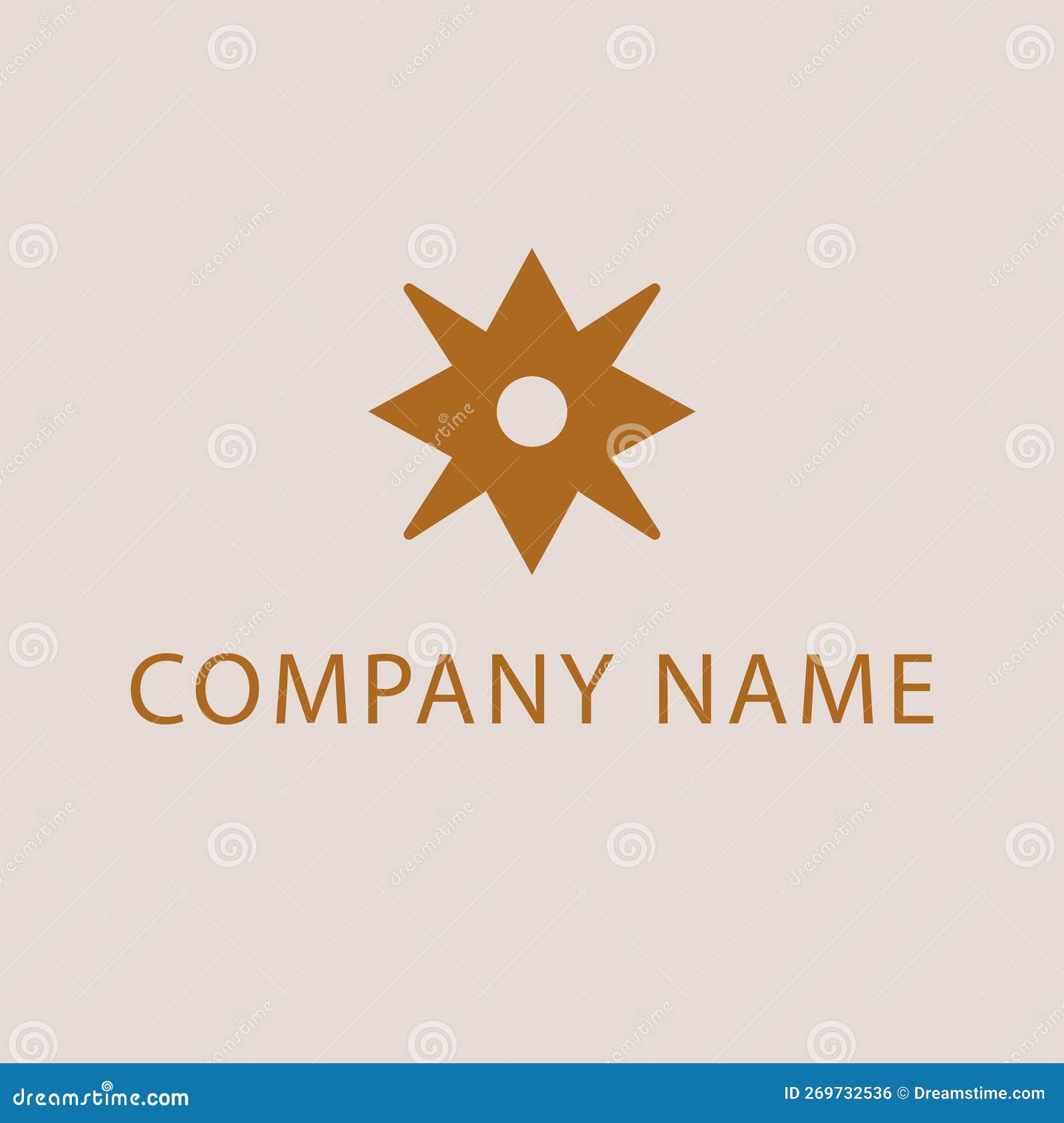Compas Logo Design. Abstract Compos Symbol Logo Template Stock Vector ...