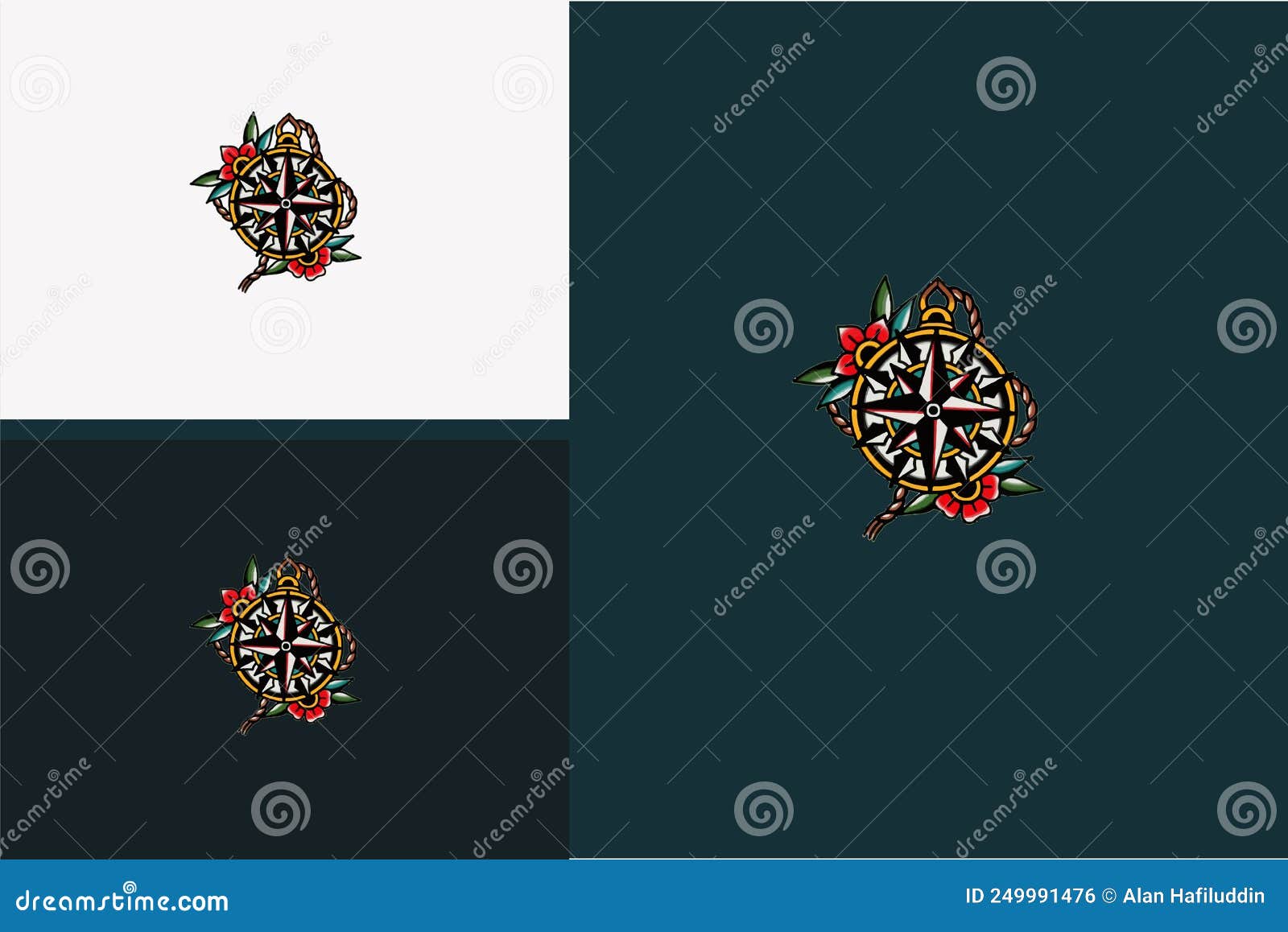 Compas Rose, Detailed Vector Illustration Isolated On White ...