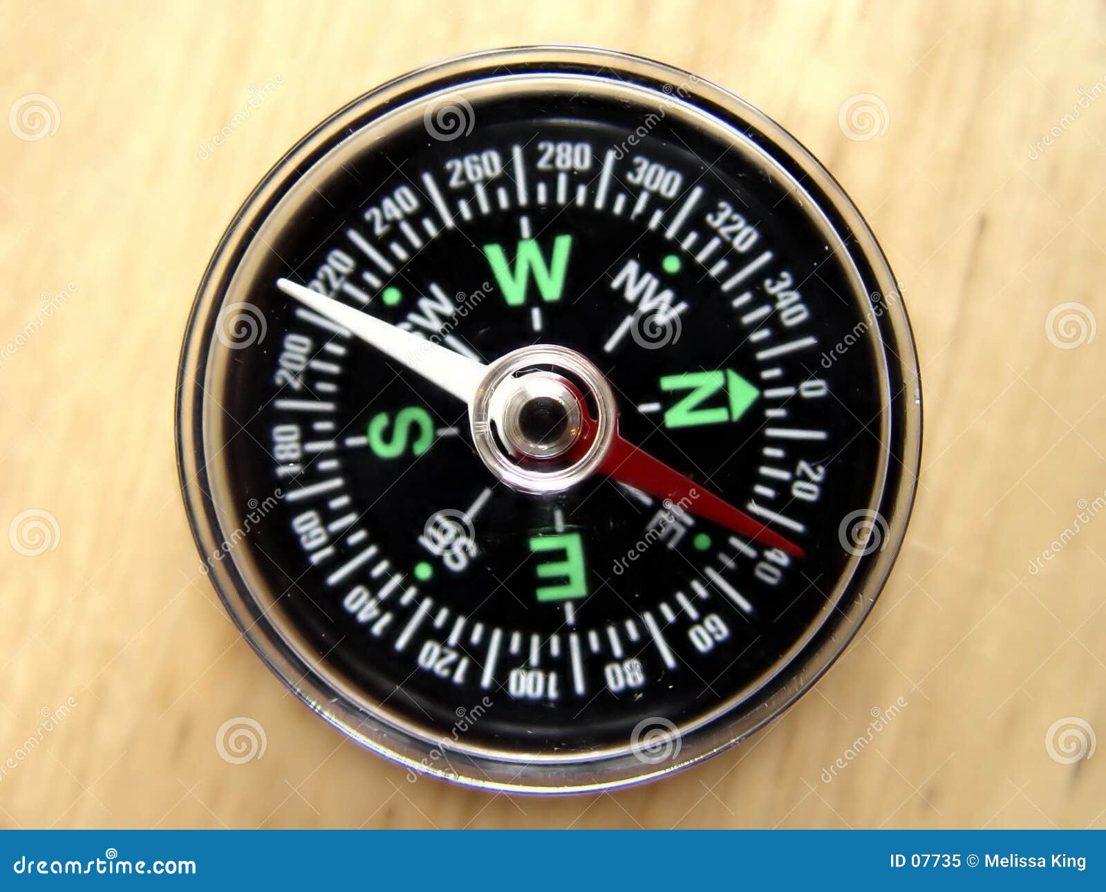 Compass stock image. Image of north, exposed, wood, numbers - 7735