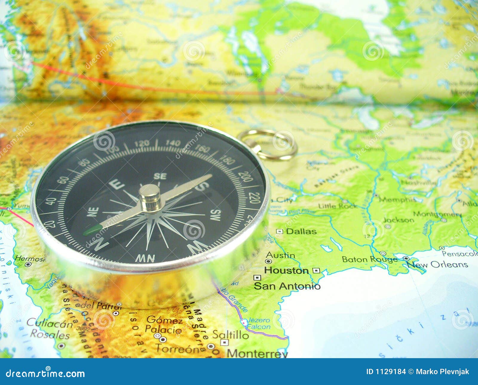 Compass stock photo. Image of destination, city, orientation - 1129184