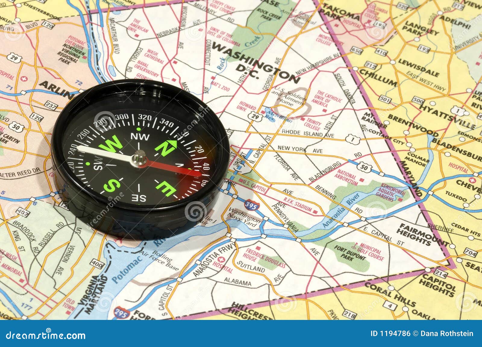 Compass stock photo. Image of direction, north, compass - 1194786