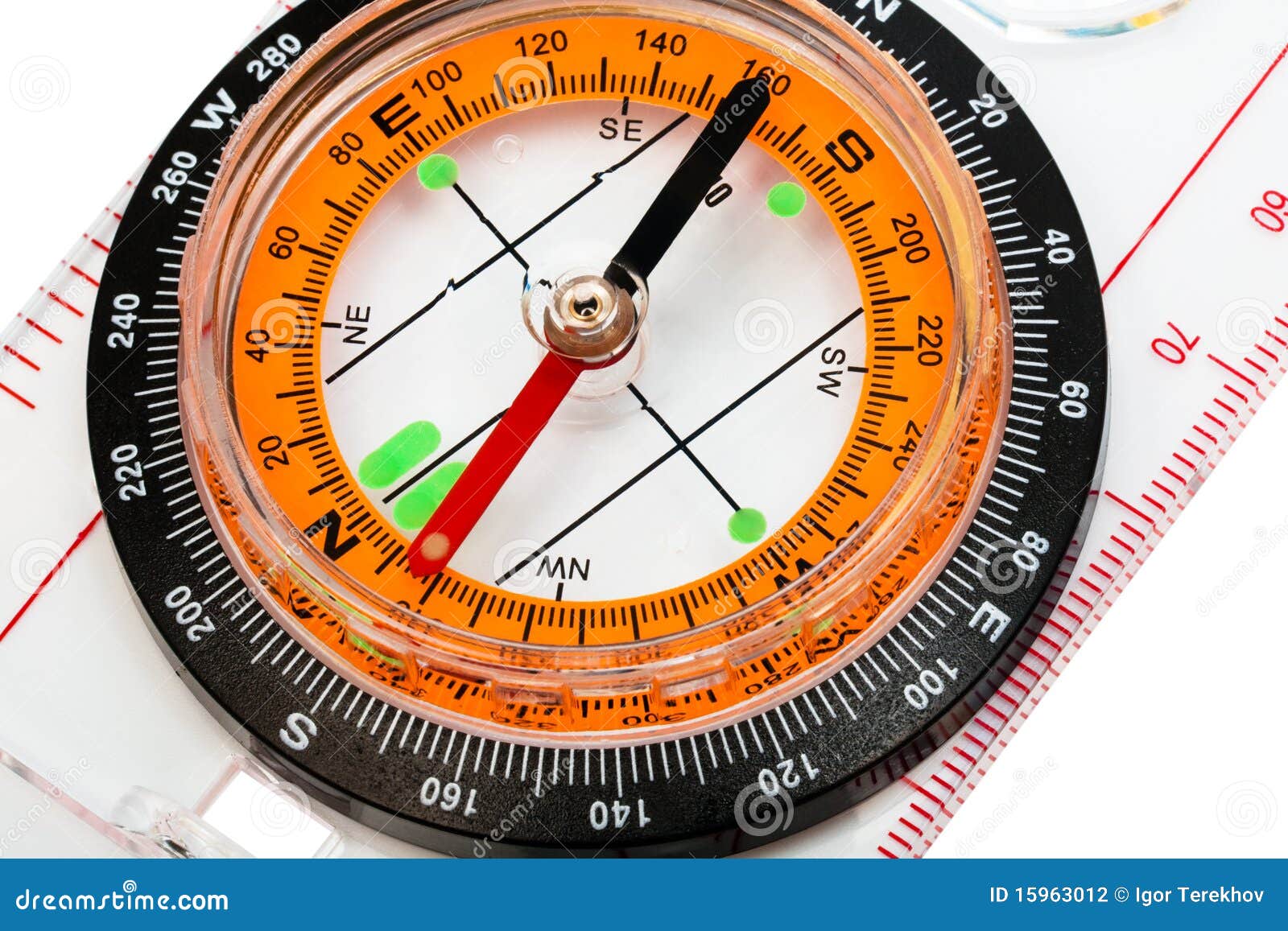 Compass stock photo. Image of plastic, outdoors, discovery - 15963012