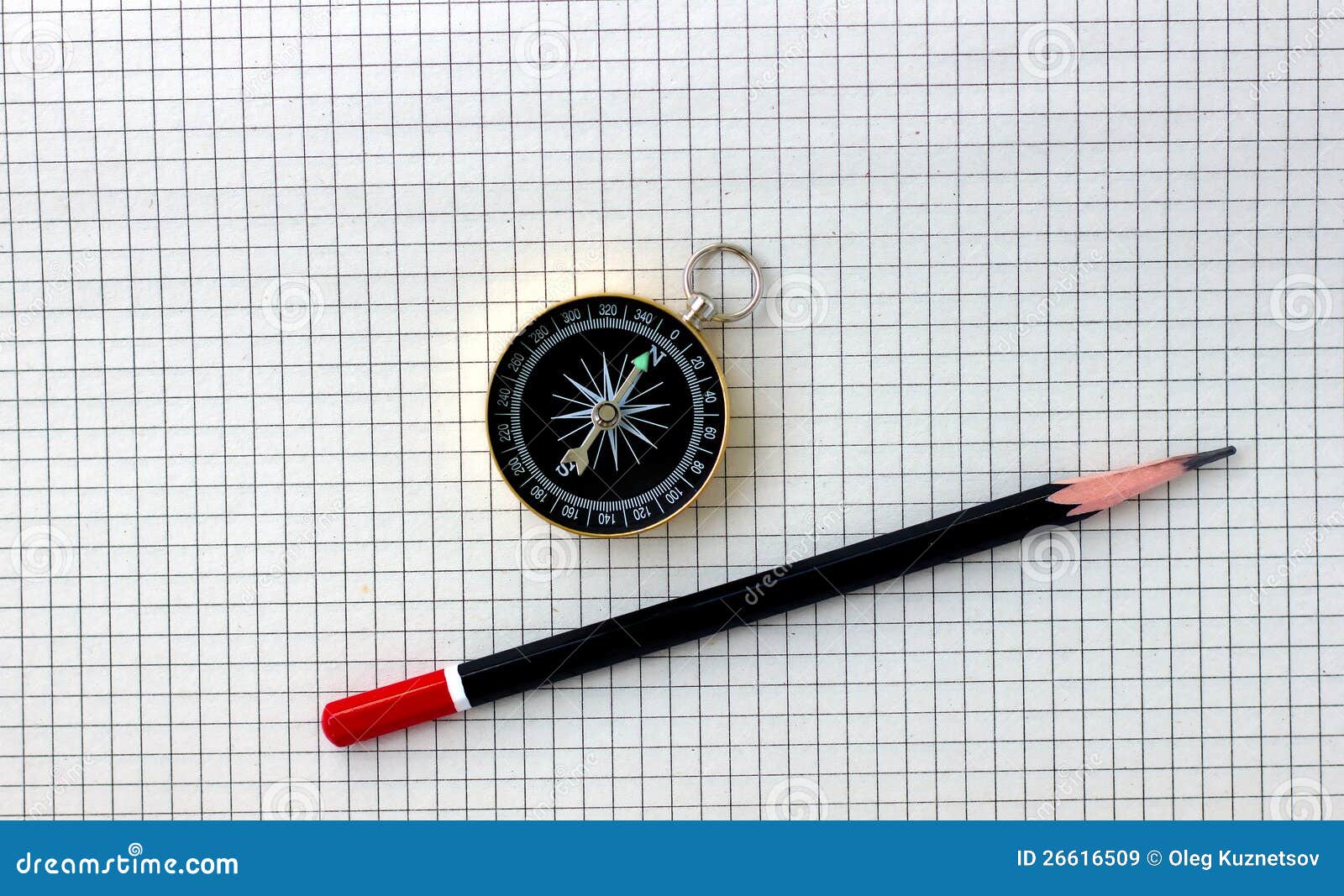 Compass stock image. Image of construction, paper, macro - 26616509