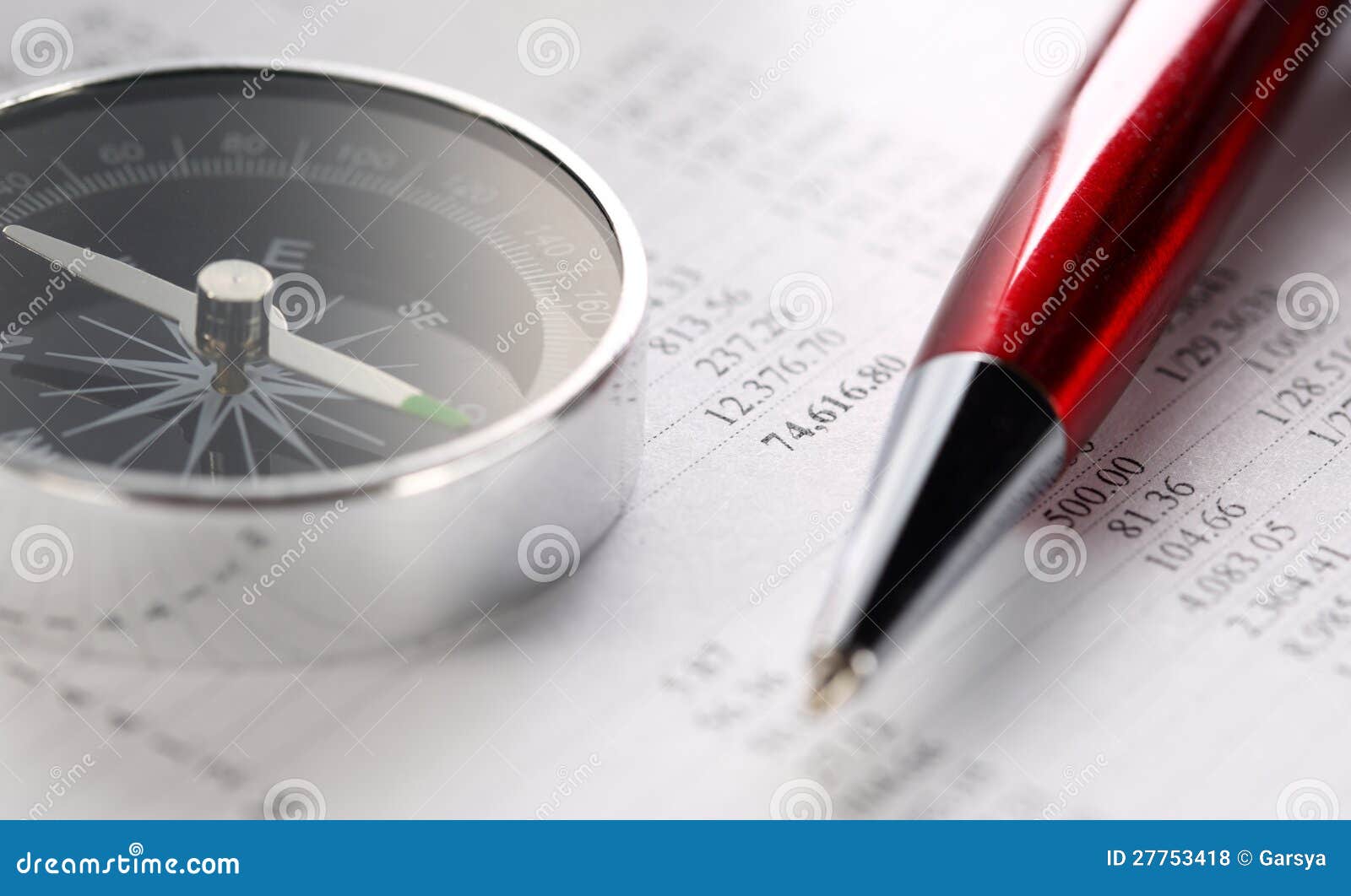 Compass stock photo. Image of organization, document - 27753418