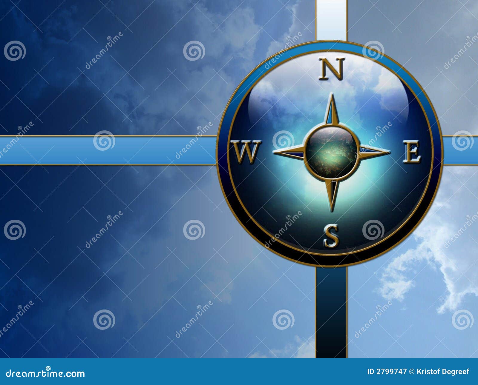 Compass stock illustration. Illustration of abstract, conceptual - 2799747