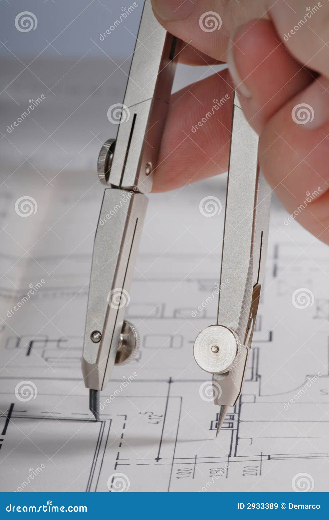 Compass stock image. Image of plan, built, building, constructional ...