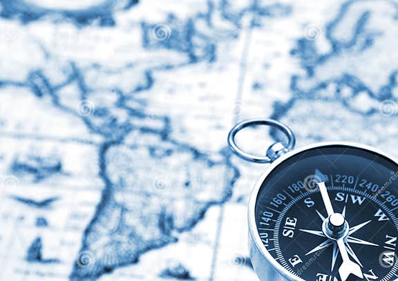 Compass stock photo. Image of explorer, isolated, hike - 3166254