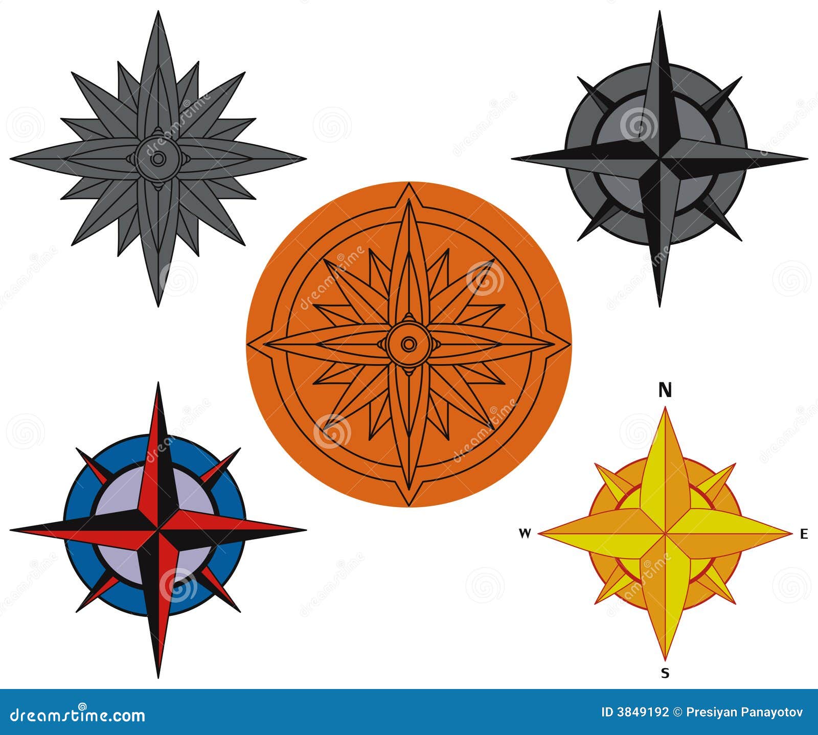 Compass Panels Stock Illustrations – 237 Compass Panels Stock ...