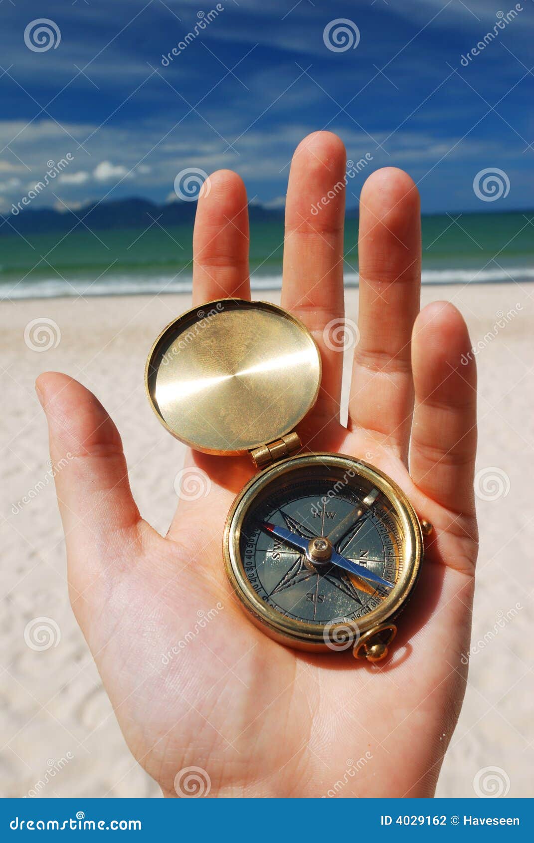 Compass stock photo. Image of sunlight, navigational, sandy - 4029162