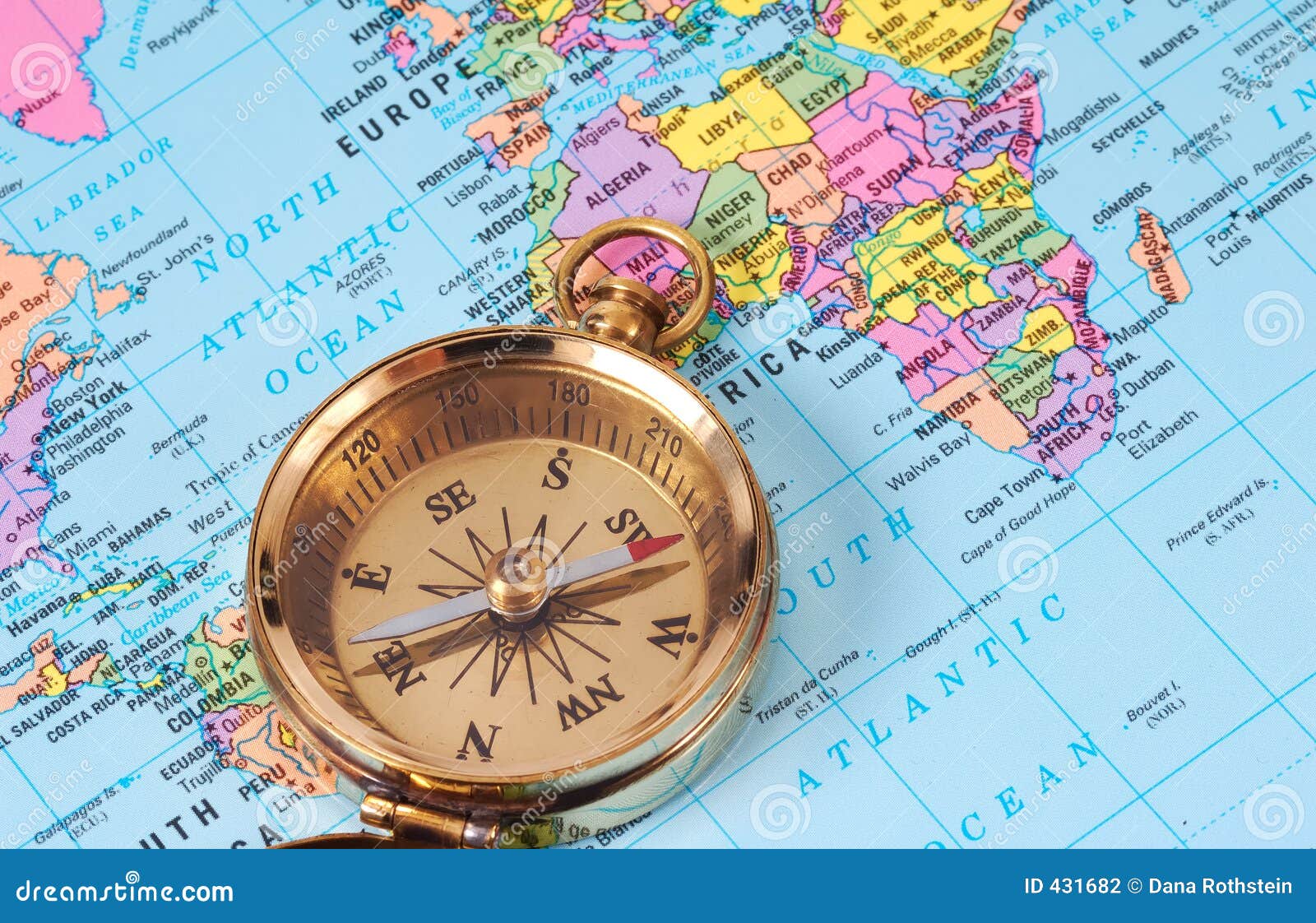 Compass stock photo. Image of east, exploration, compass - 431682