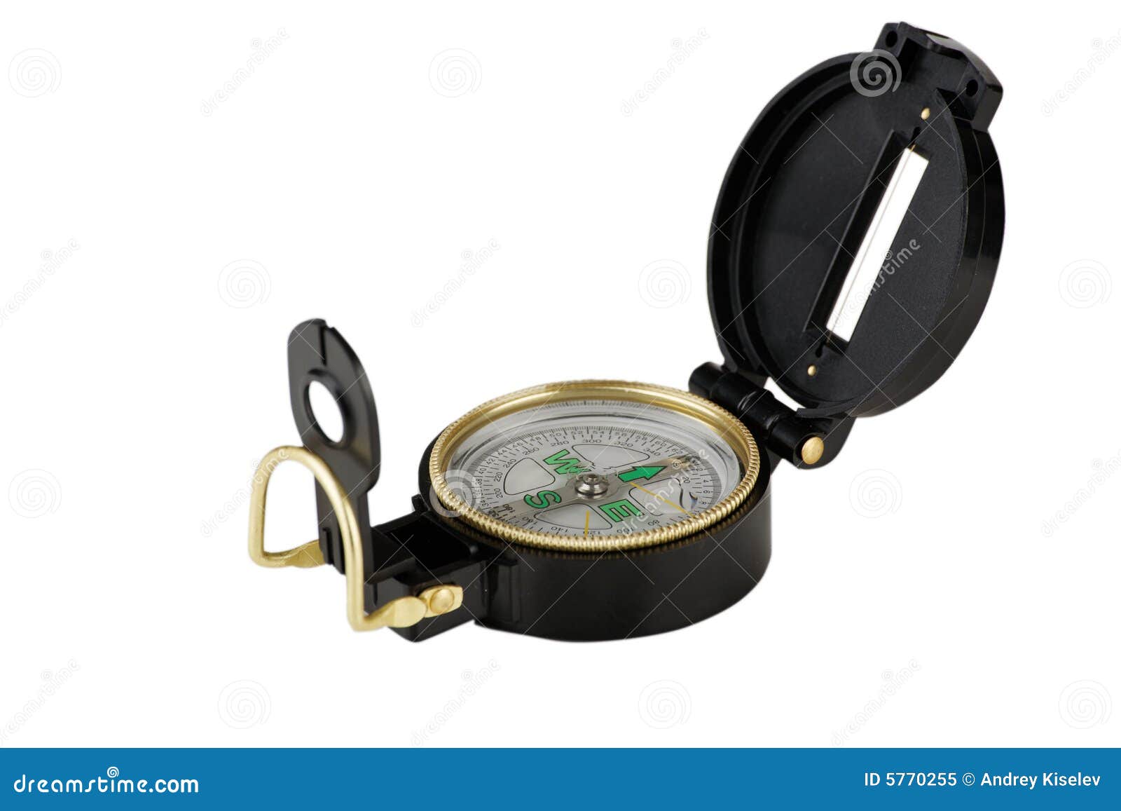 Compass stock image. Image of direction, gold, topology - 5770255