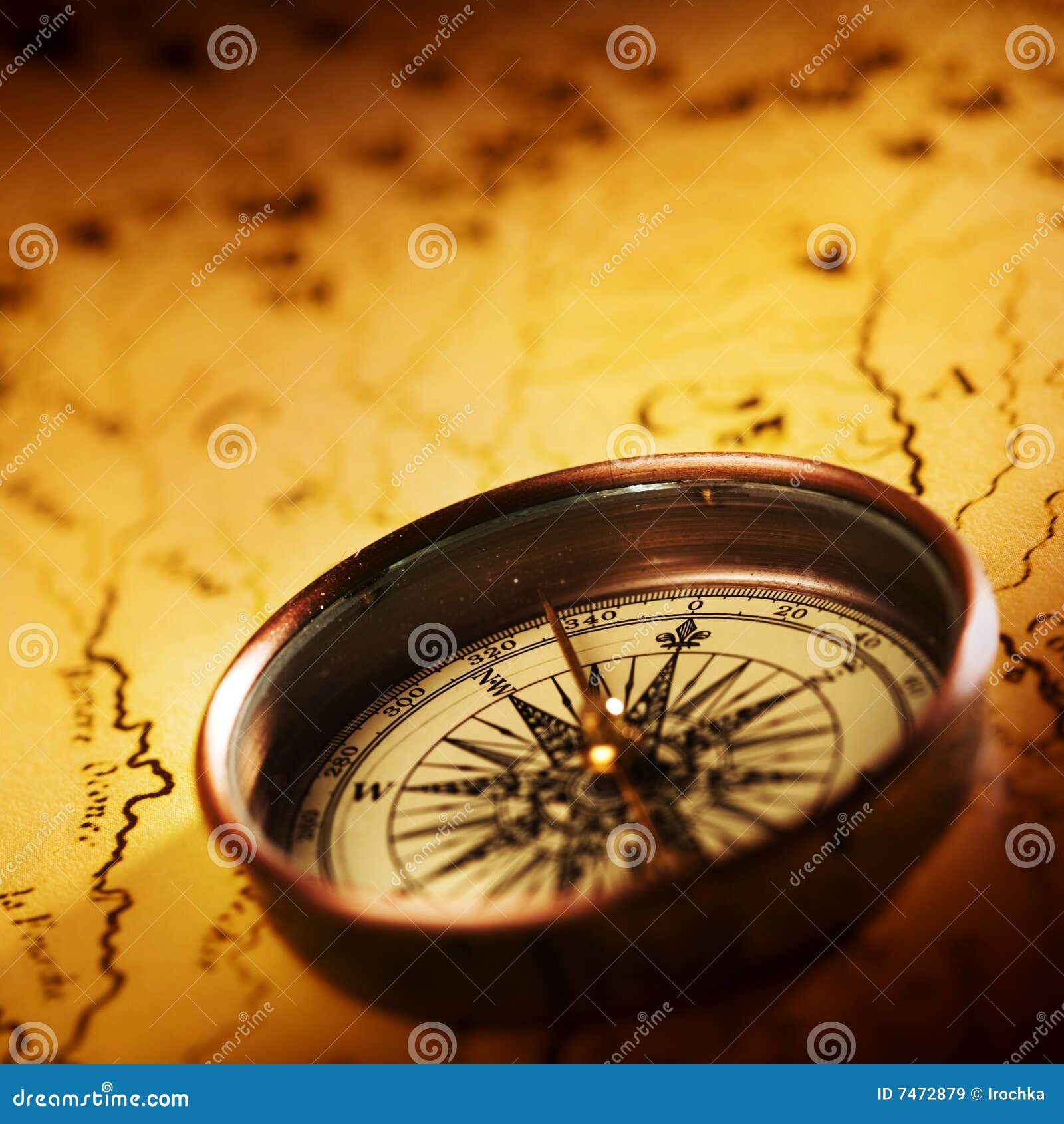 Compass stock image. Image of direction, detailed, tool - 7472879