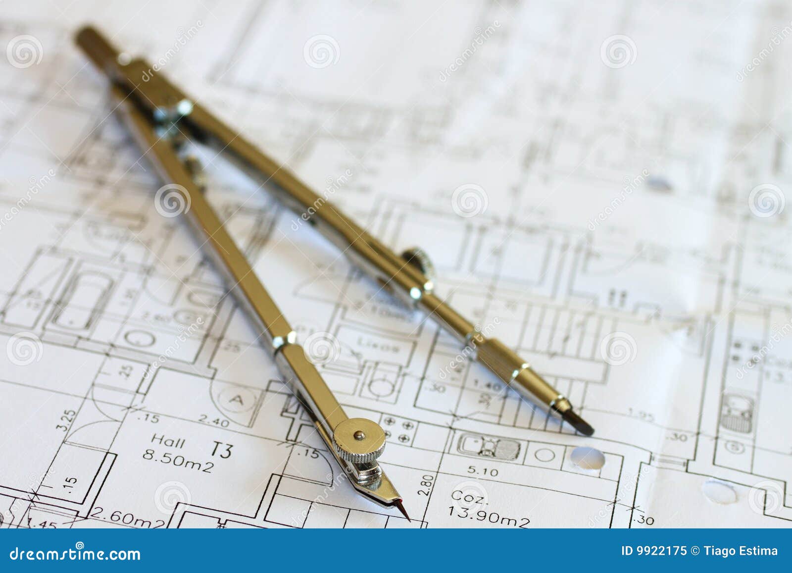 Compass stock image. Image of measure, metal, office, industrial - 9922175