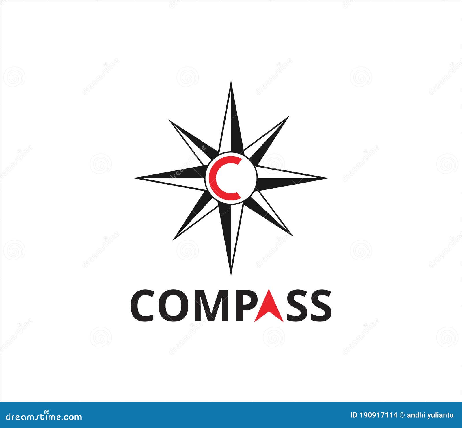 Compass Adventure Direction Navigator Vector Logo Design Stock ...