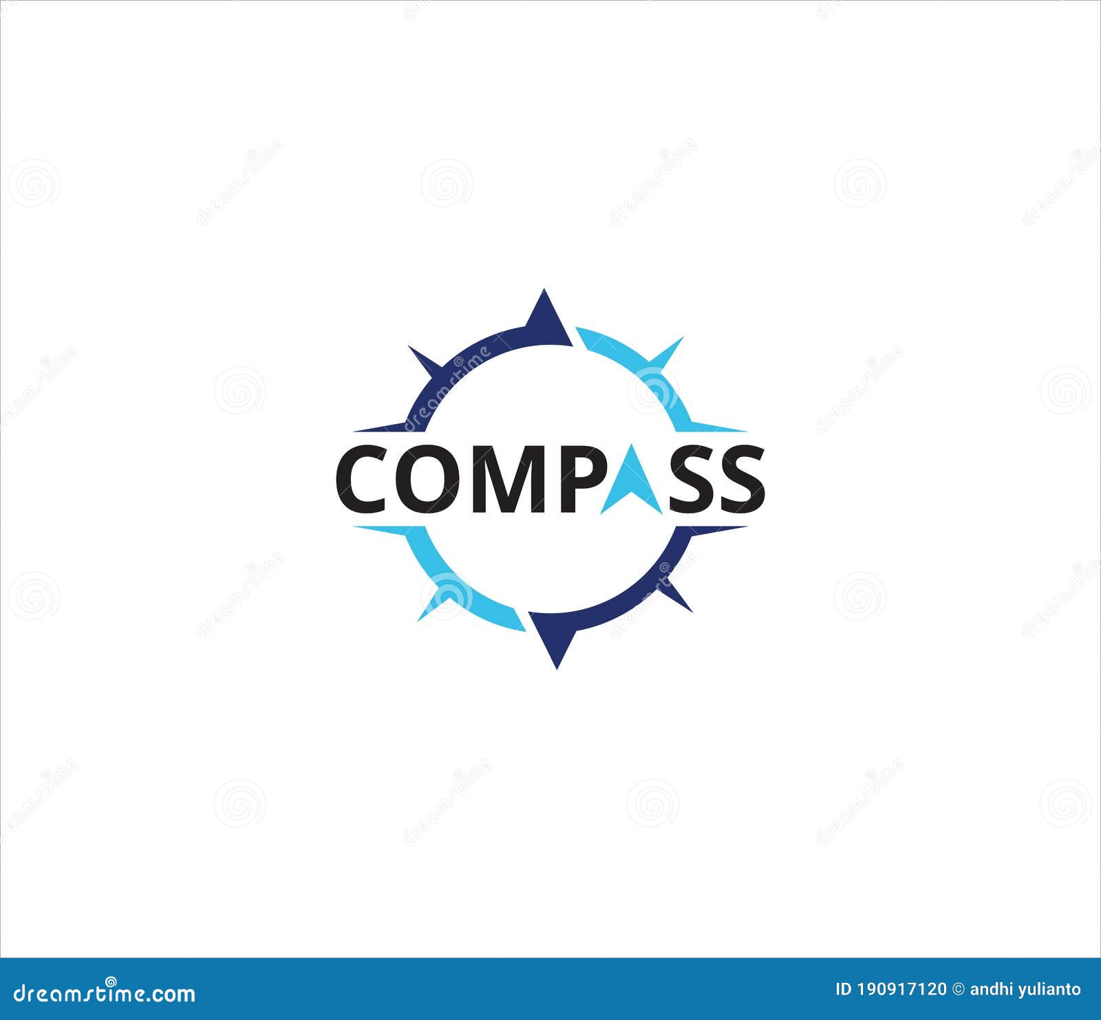 Compass Adventure Direction Navigator Vector Logo Design Stock ...