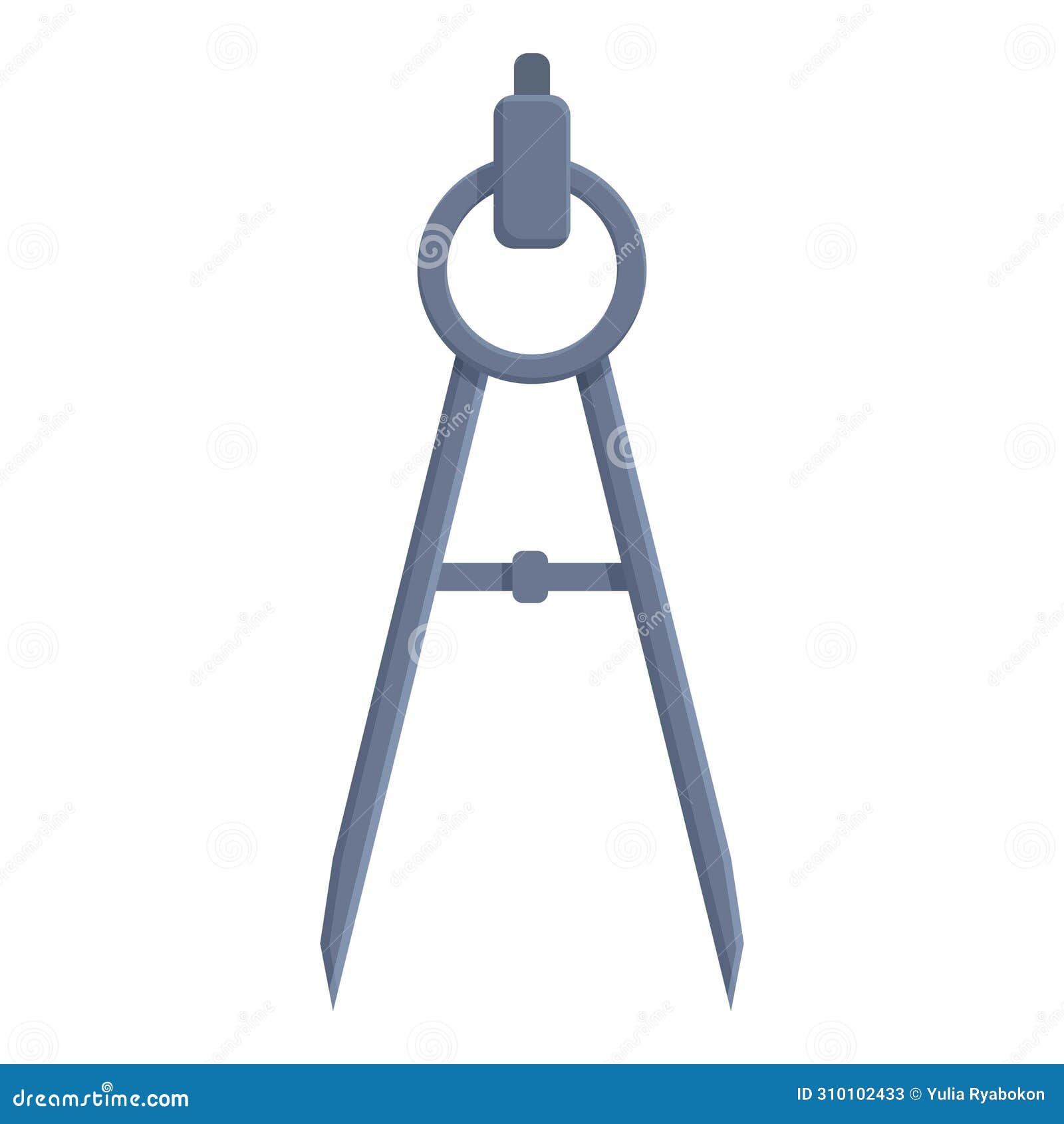 Compass Architecture Education Icon Cartoon Vector. Mind Future Stock ...