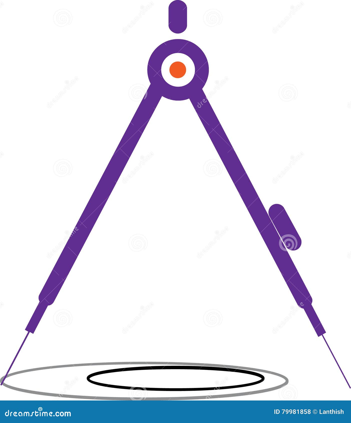 Compass for Architecture Logo Concept Stock Vector - Illustration of ...