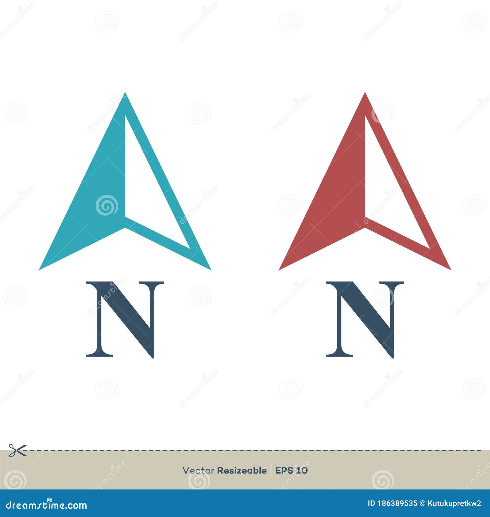 Compass Arrow Icon Vector Logo Template Illustration Design. Vector EPS ...