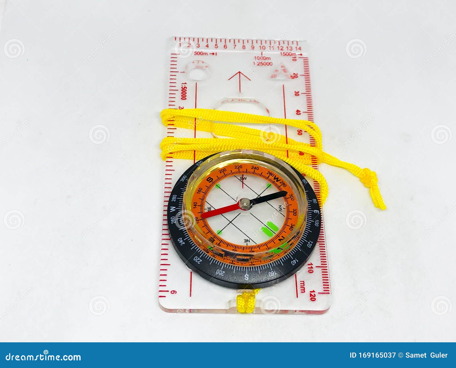 Compass Assortment and White Background Stock Image - Image of ...