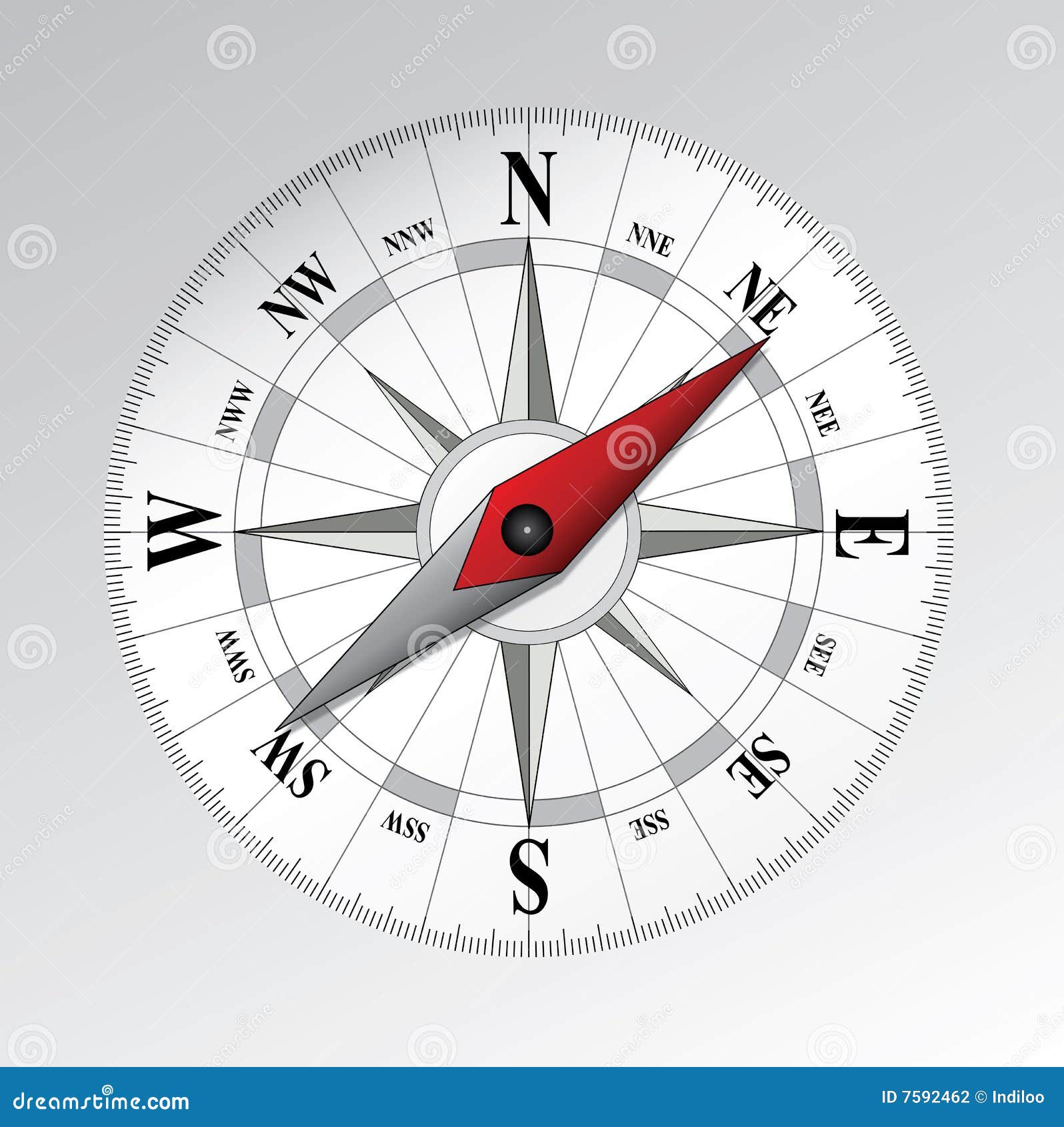 Compass Background stock illustration. Illustration of needle - 7592462
