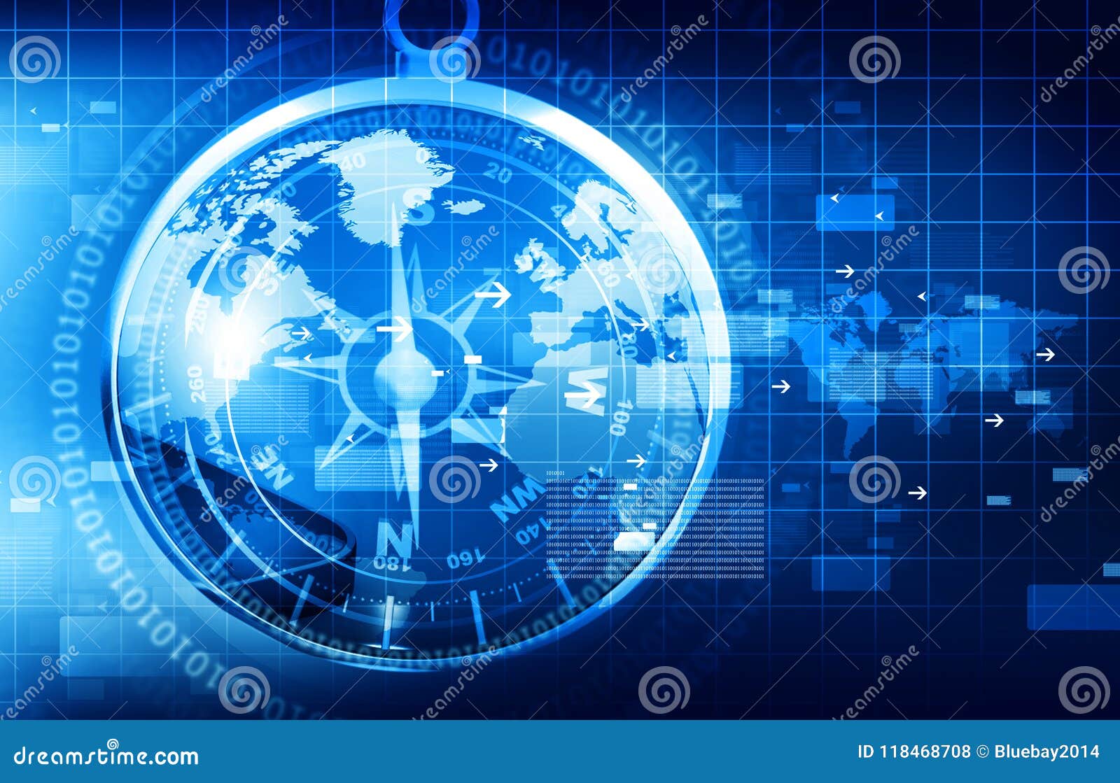 Compass background stock illustration. Illustration of guide - 118468708